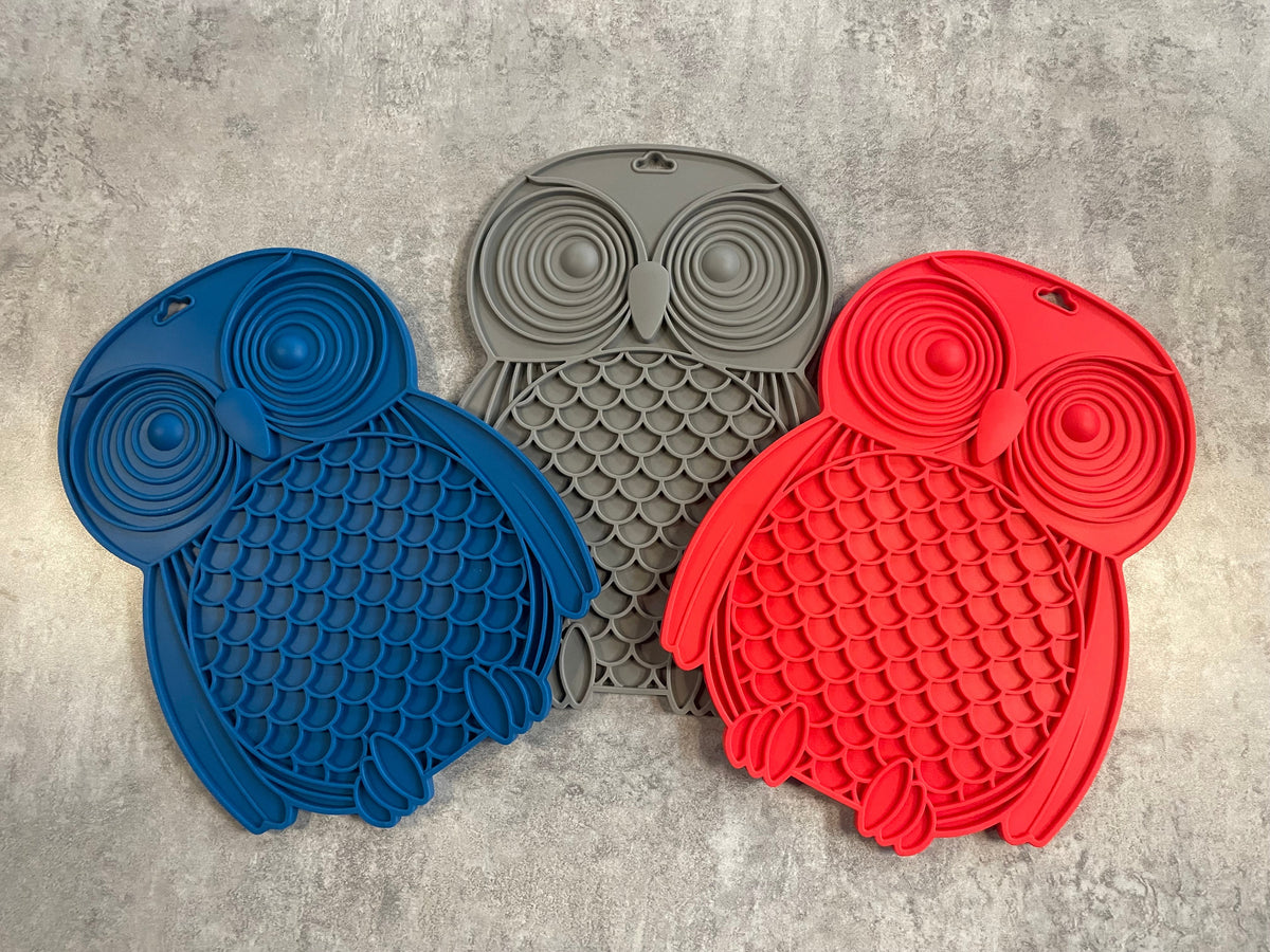 Lichette - Tapis à Lécher Papa Hibou - Chien/Chat – Boutique Animali