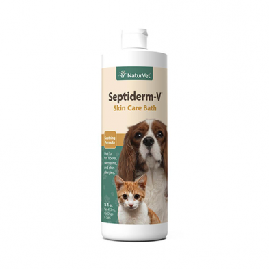 NaturVet - Septiderm-V Bath - 16oz - Chat et Chien – Boutique Animali